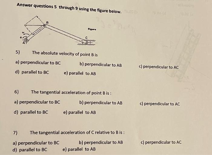 Solved Answer questions 5 through 9 using the figure below. | Chegg.com
