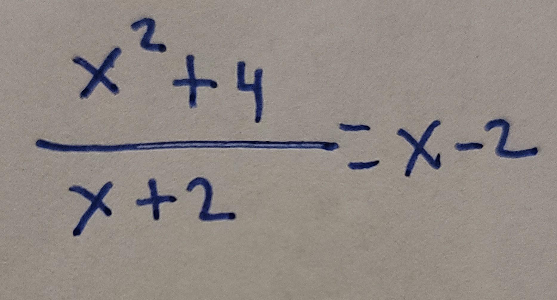 Solved 2 -? +4 X+2 -- X-2 | Chegg.com