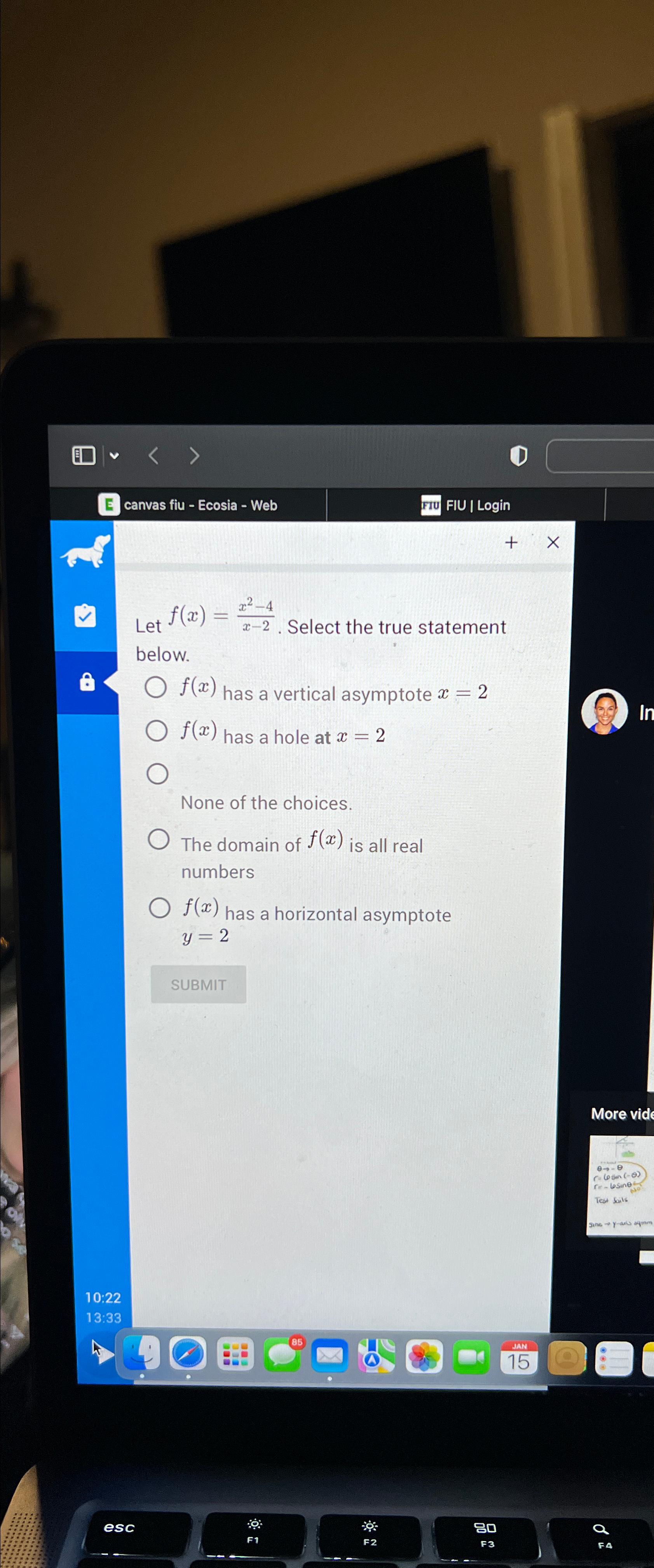 Solved Let f(x)=x2-4x-2. ﻿Select the true statement | Chegg.com