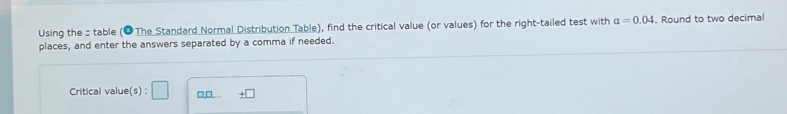 Solved Using the z ﻿table ( ﻿The Standard Normal | Chegg.com