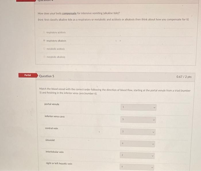 Solved How does your body.compensate for intensive vomiting | Chegg.com