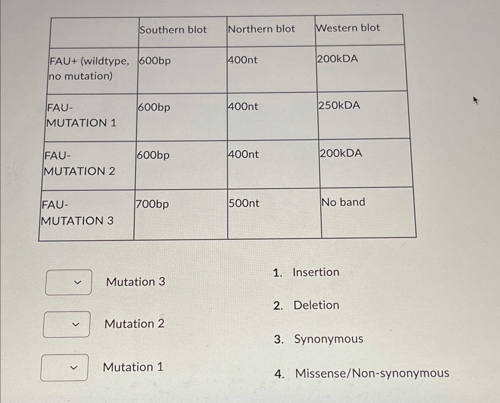 Solved You decide to investigate a group of mutations in a | Chegg.com