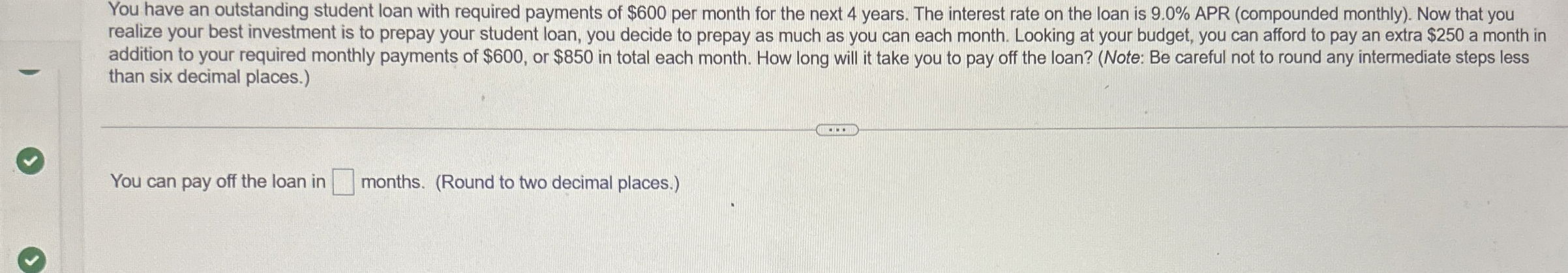 Solved You have an outstanding student loan with required | Chegg.com