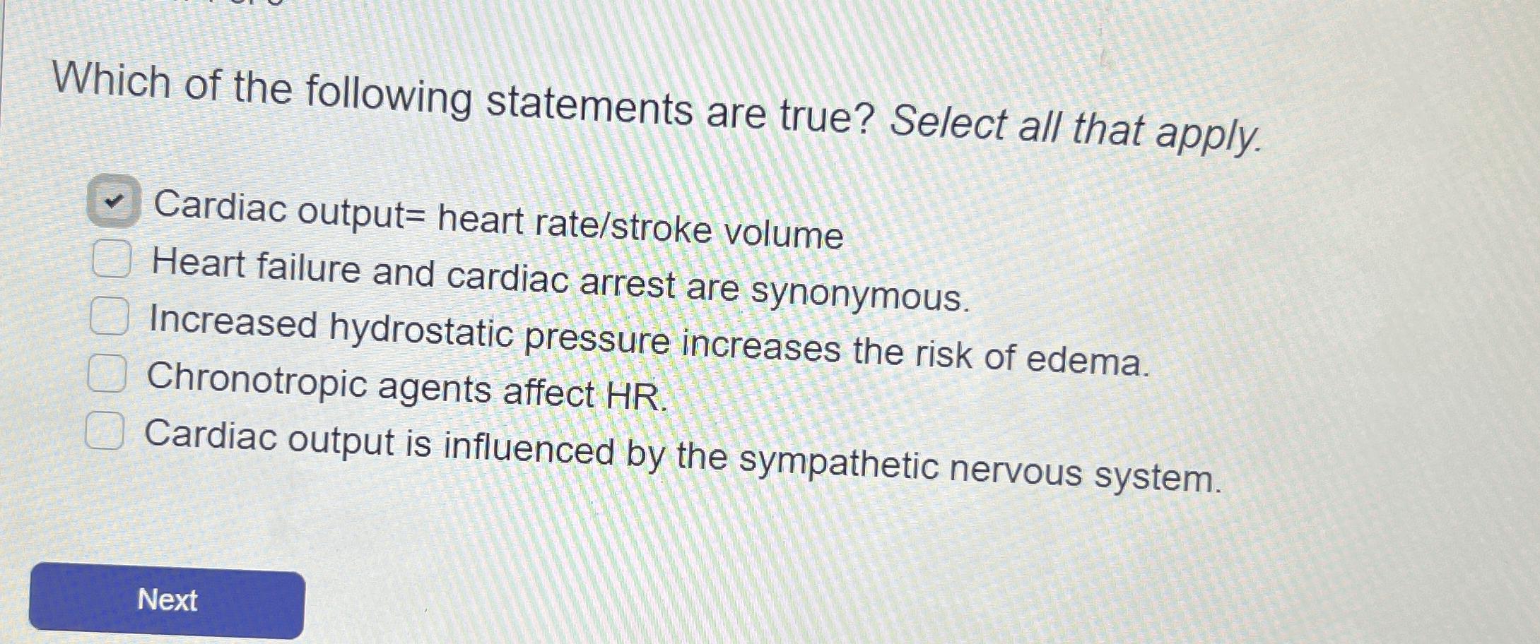 Solved Which of the following statements are true? Select | Chegg.com
