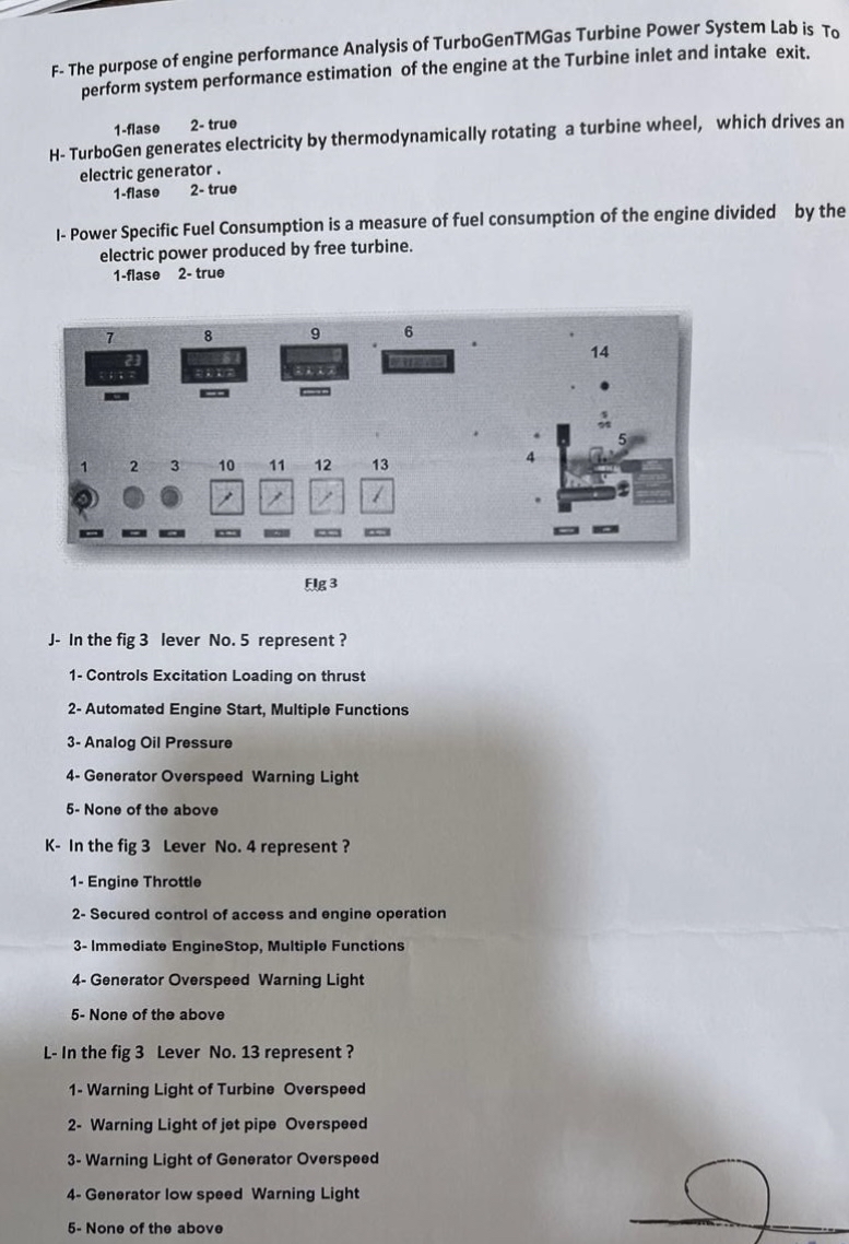 Solved F- ﻿The purpose of engine performance Analysis of | Chegg.com