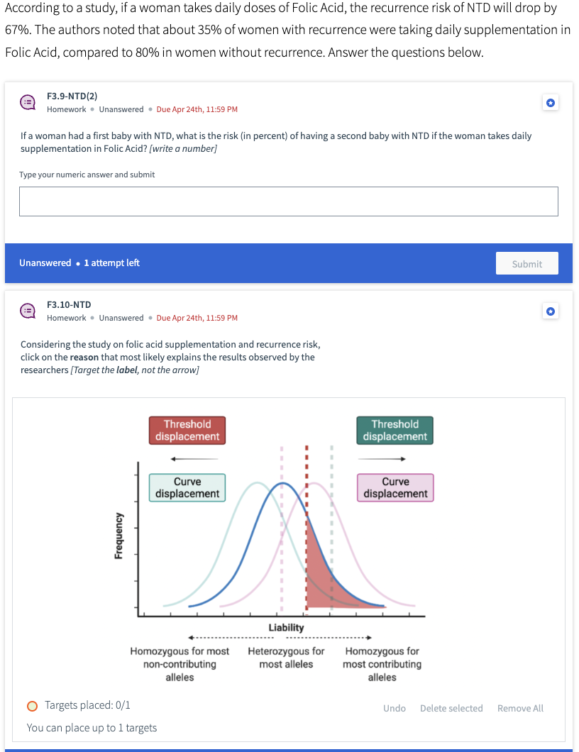 Solved According to a study, if a woman takes daily doses of | Chegg.com