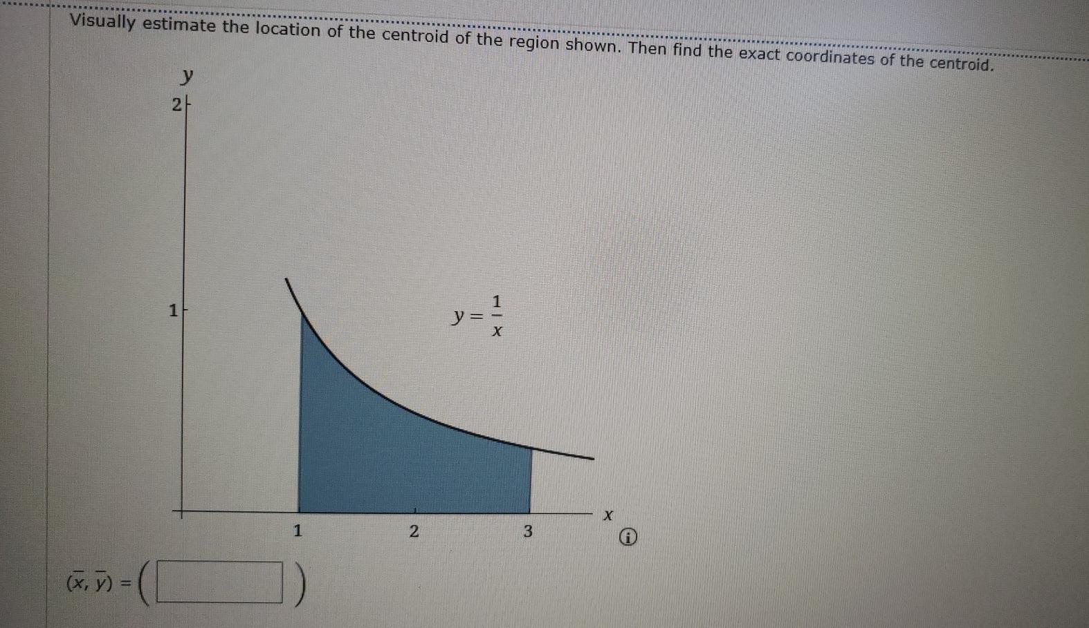 Solved Visually estimate the location of the centroid of the | Chegg.com