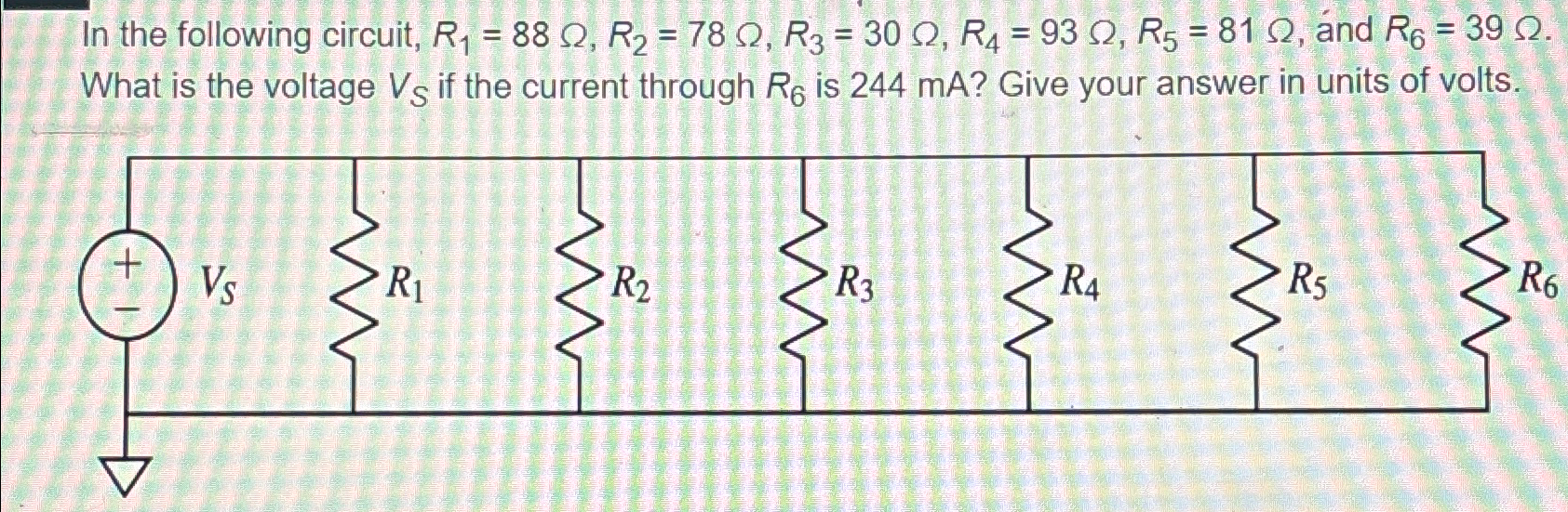 Solved In the following circuit, | Chegg.com