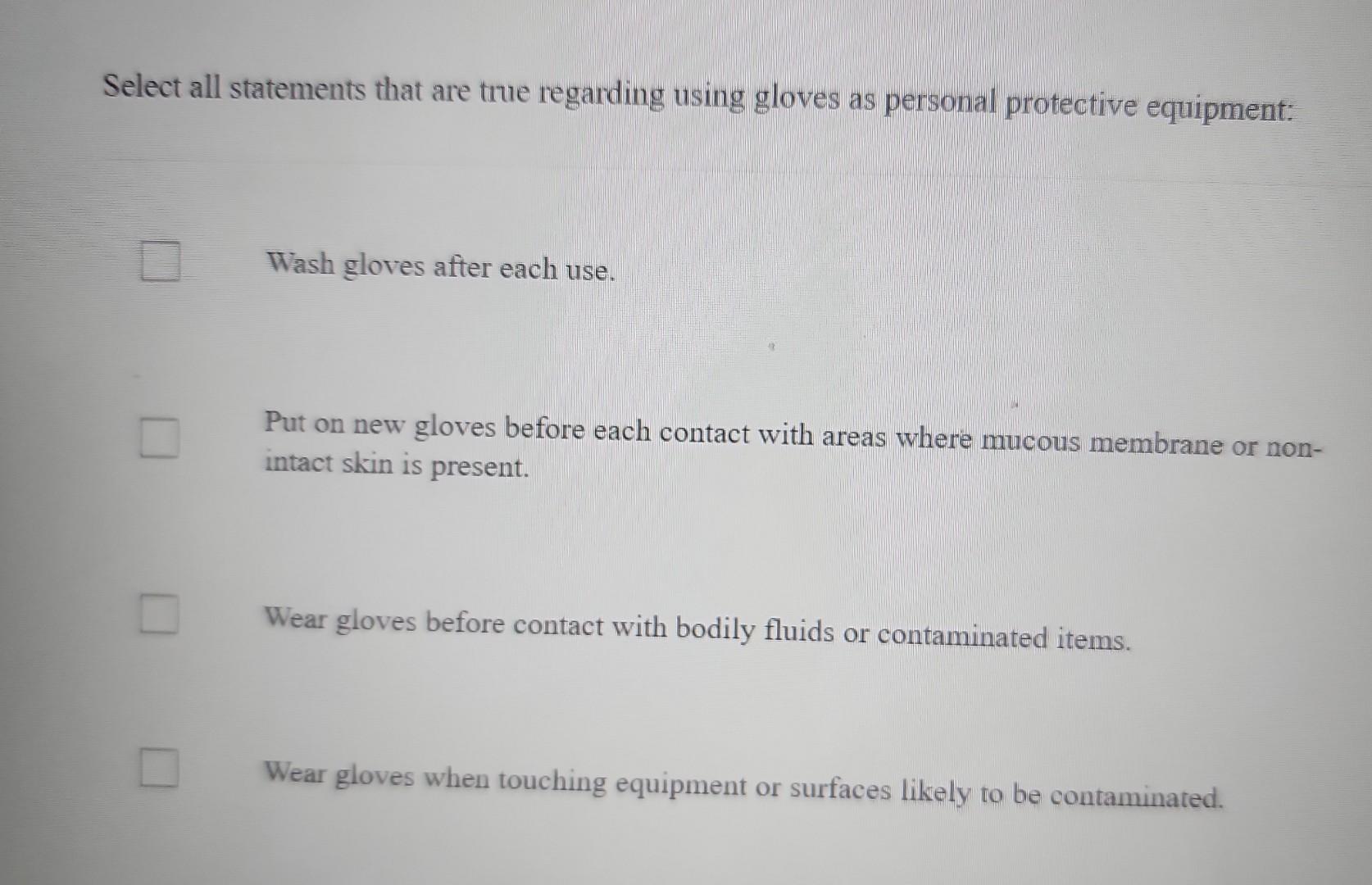 Solved Select all statements that are true regarding using | Chegg.com