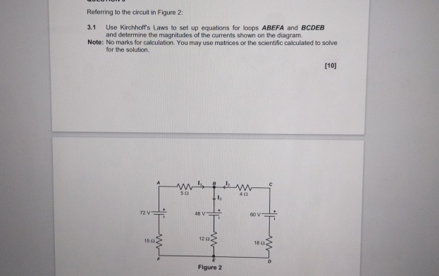 Solved Referring to the circuit in Figure 2:3.1 ﻿Use | Chegg.com