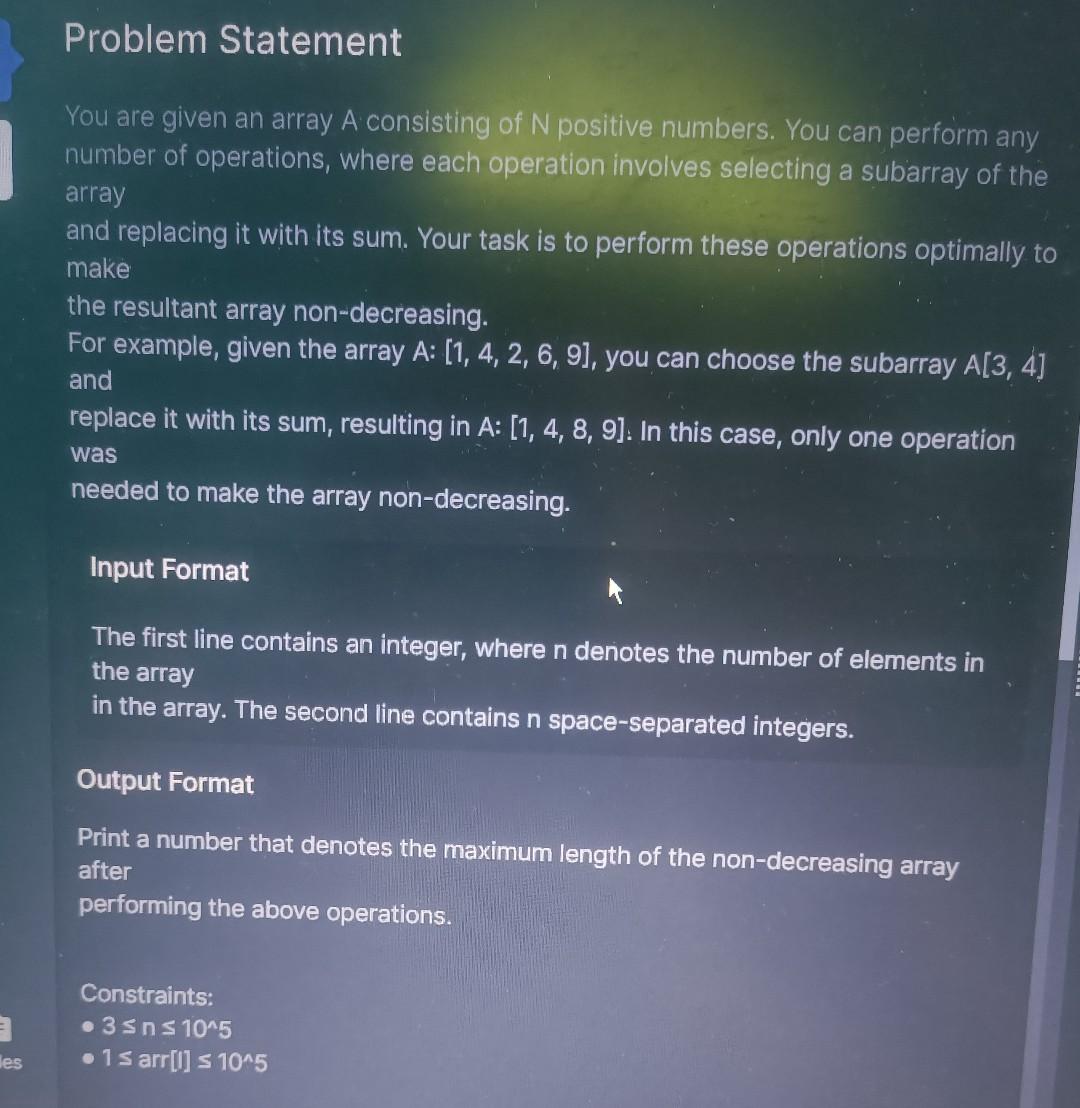 Solved Solve it in cpp if possible You are given an array A | Chegg.com