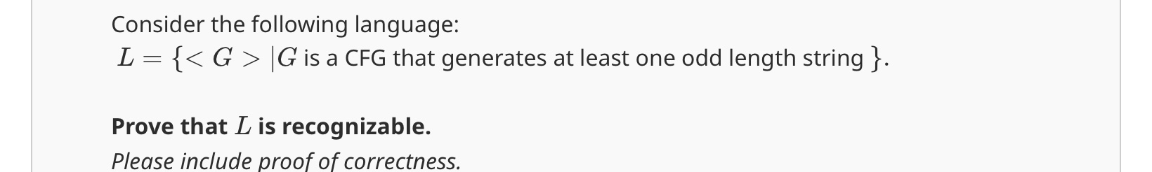 Solved Consider the following language: ﻿is a CFG that | Chegg.com