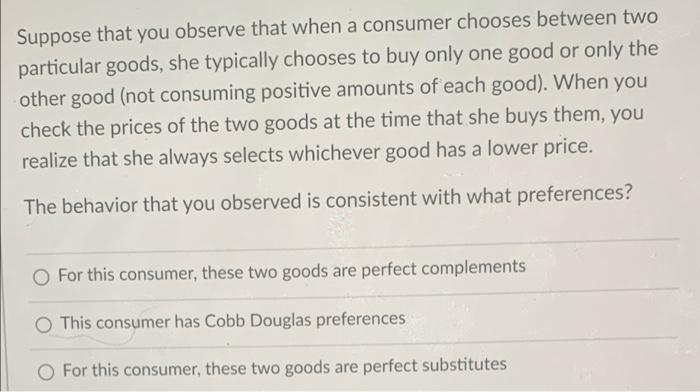 Solved Is bundle A the optimal bundle for a consumer with | Chegg.com