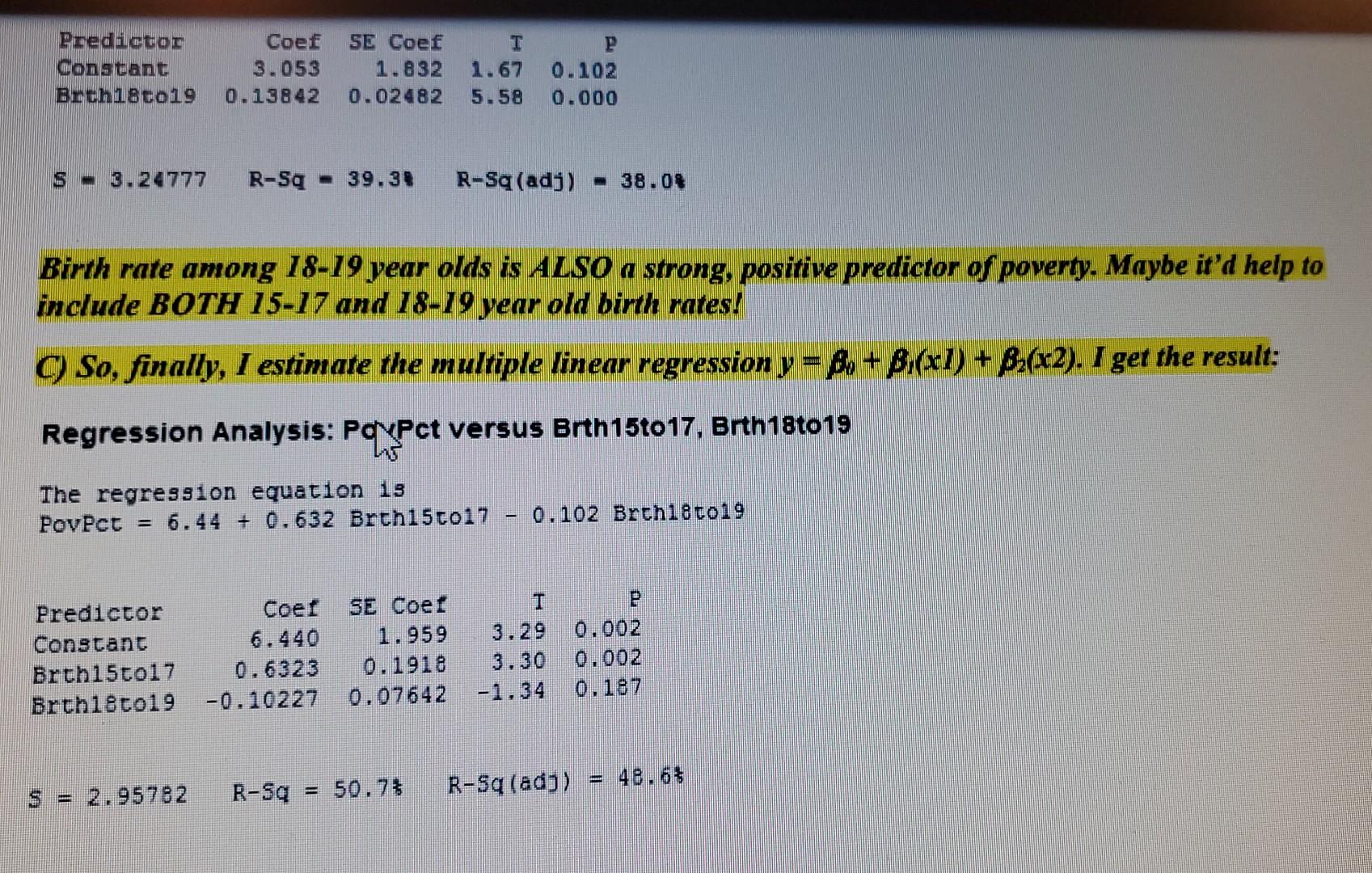 Solved 8. Consider a potential regression framework of the | Chegg.com