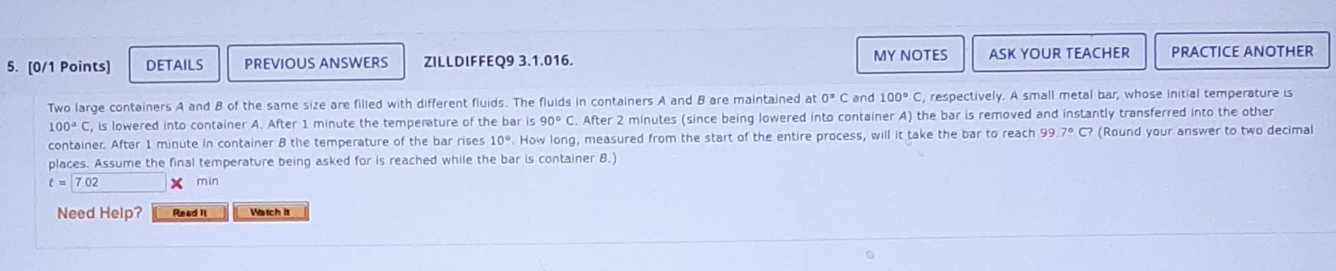 Solved Two large containers A and B of the same size are | Chegg.com