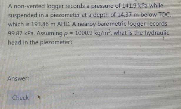 Solved Using the Theis equation, determine the drawdown at | Chegg.com