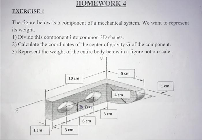 Solved The figure below is a component of a mechanical | Chegg.com