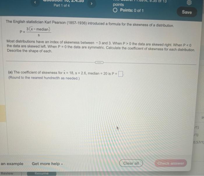 Solved The English statistician Karl Pearson (1857-1936) | Chegg.com