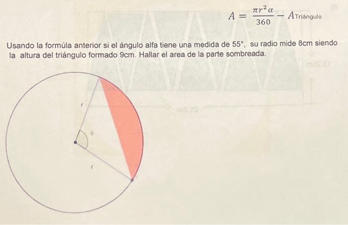 Solved Using the previous formula if the alpha angle has a | Chegg.com
