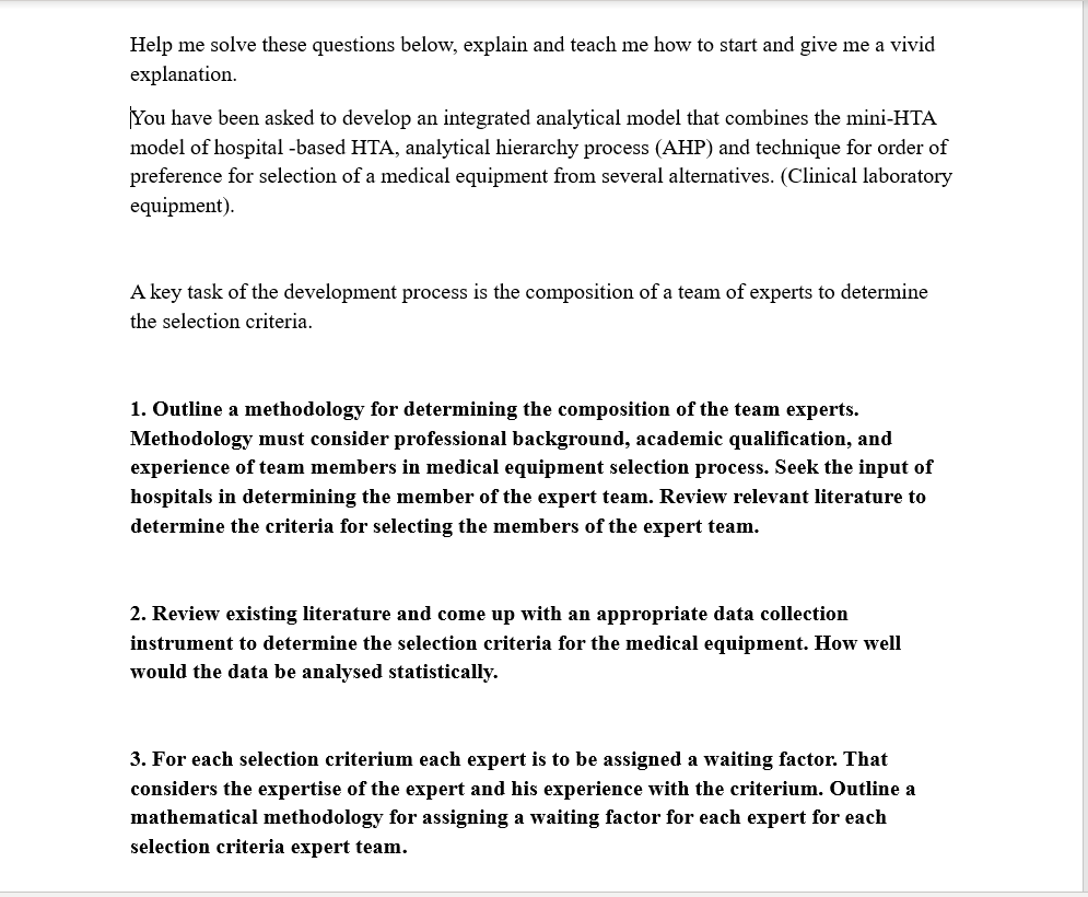 Solved Help me solve these questions below, explain and | Chegg.com