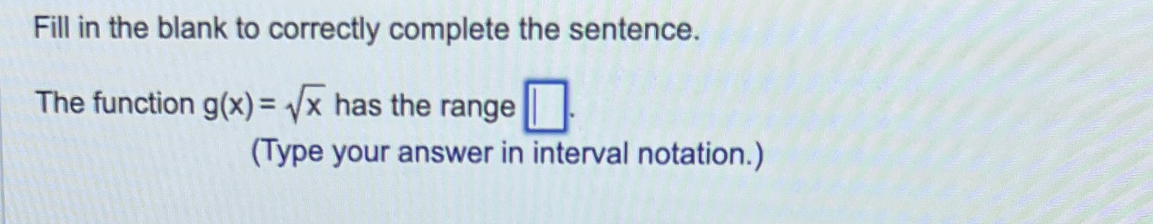 Solved Fill in the blank to correctly complete the | Chegg.com