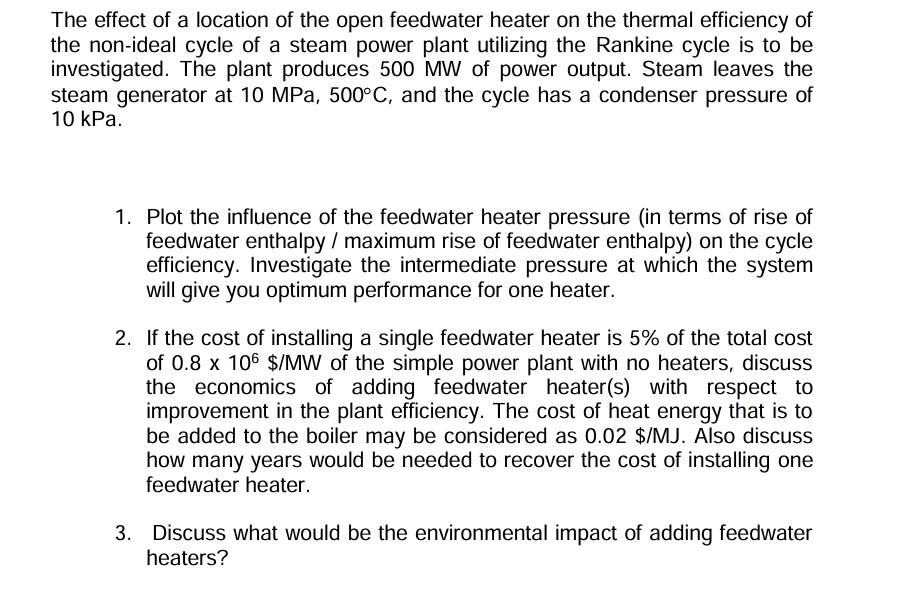 Solved provide all the EES ( Engineering Equation Solver ) | Chegg.com