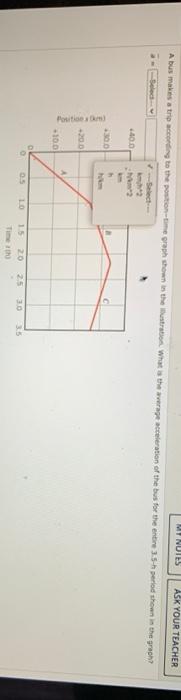 Solved 1-12 Points] DETAILS CJ10 2.P.069.GO. A bus makes a | Chegg.com