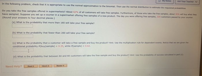 Solved In the following problem, check that it is | Chegg.com