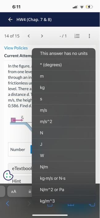 Solved 6:11 ← HW4 (Chap. 7 & 8) 14 of 15 View Policies | Chegg.com