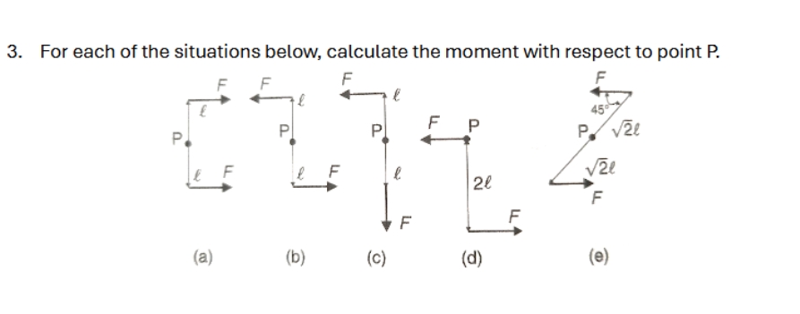 Solved 3. ﻿For each of the situations below, calculate the | Chegg.com