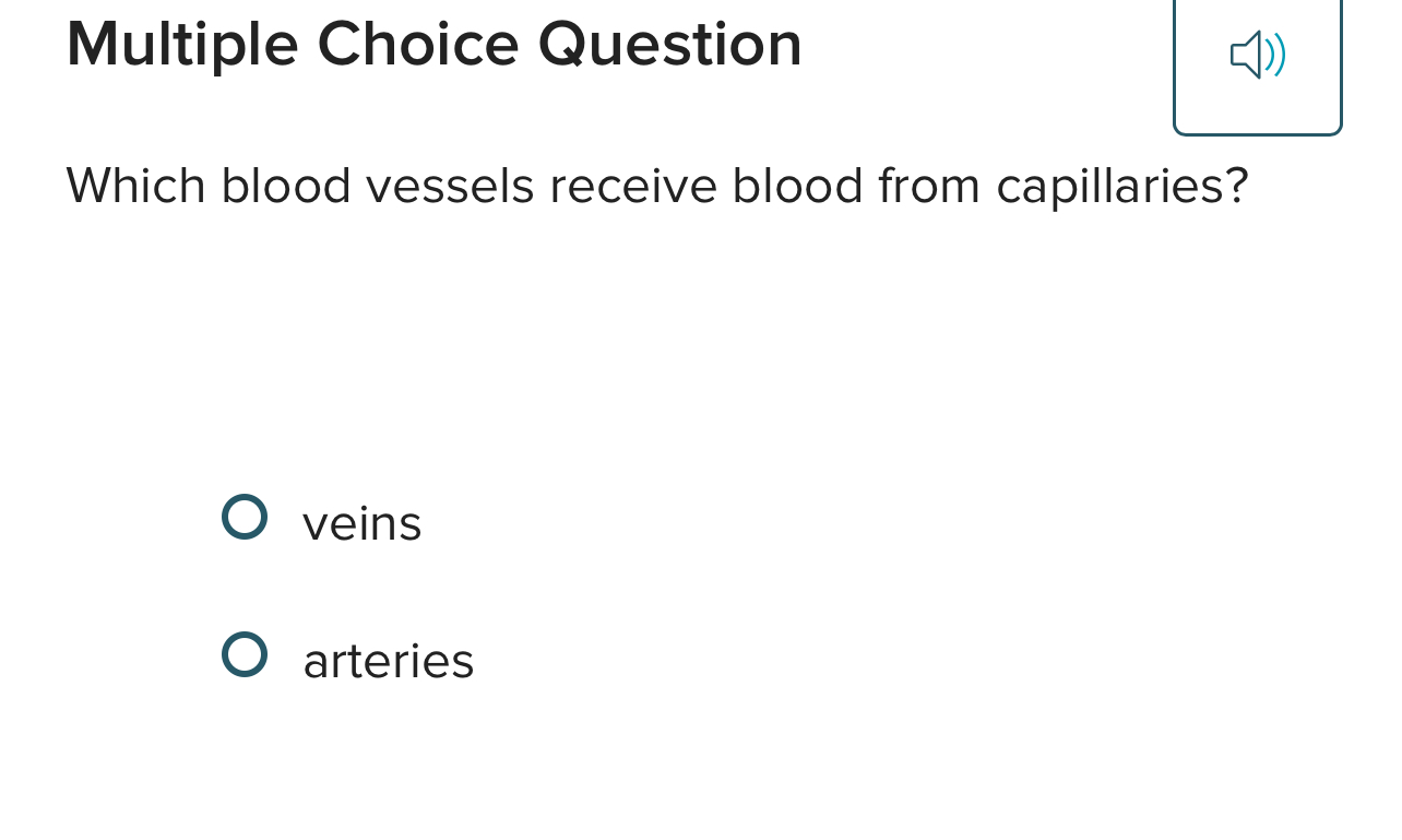 Solved Multiple Choice QuestionWhich blood vessels receive | Chegg.com