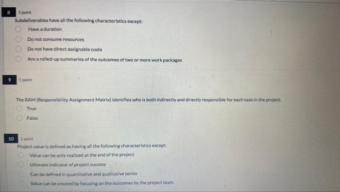 Solved Key steps in the scope management process include all | Chegg.com