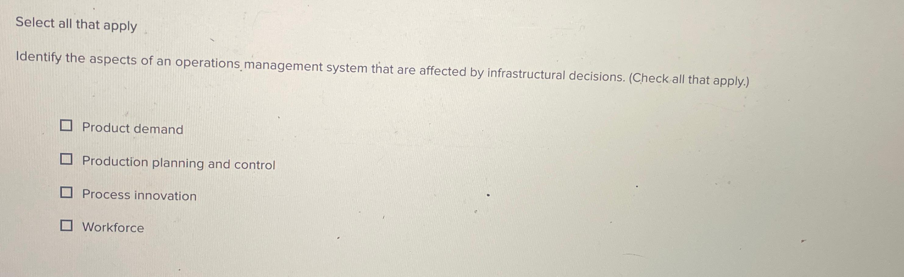 Solved Select all that applyIdentify the aspects of an | Chegg.com