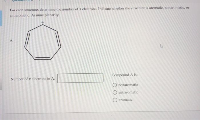 Solved For each structure, determine the number of | Chegg.com