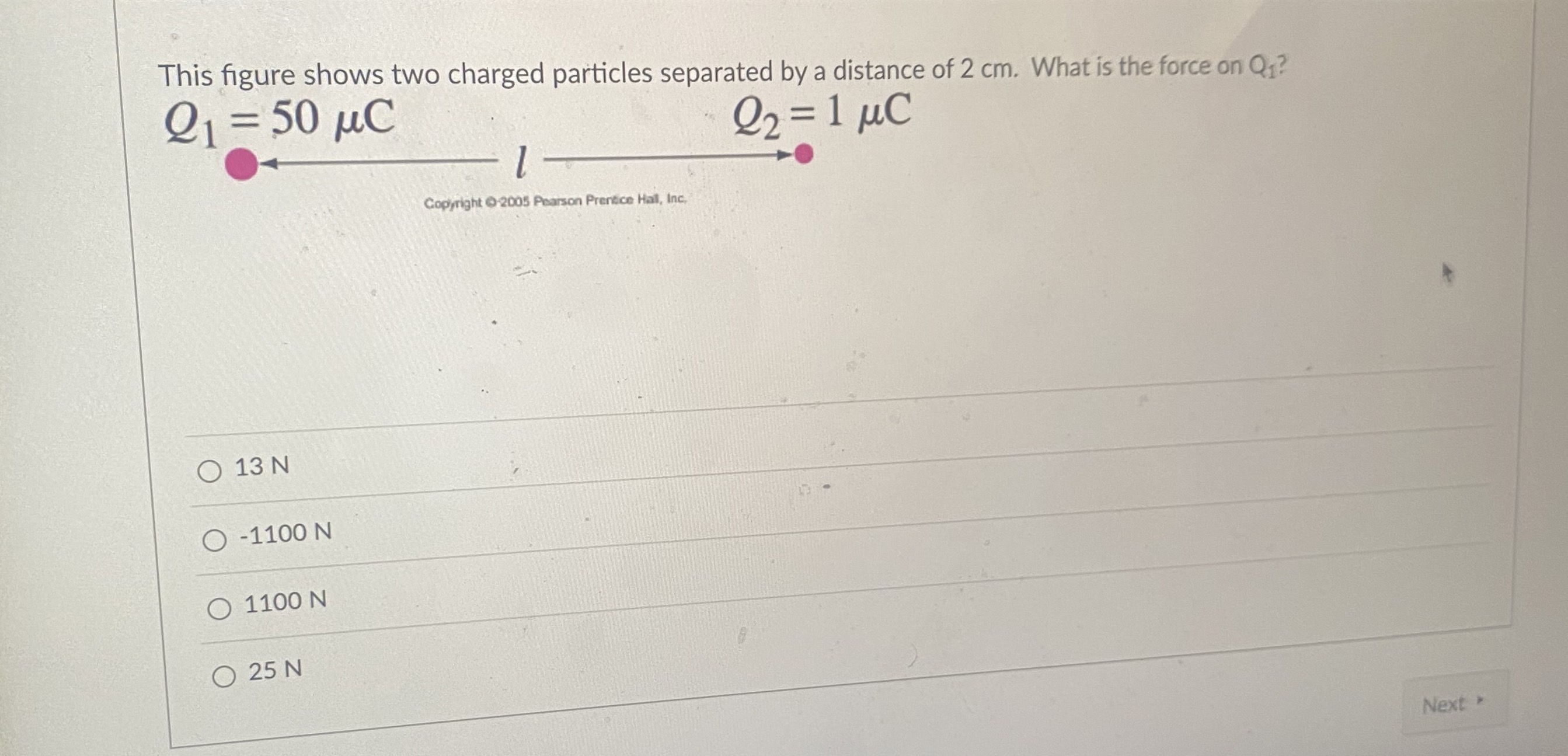 Solved This figure shows two charged particles separated by | Chegg.com