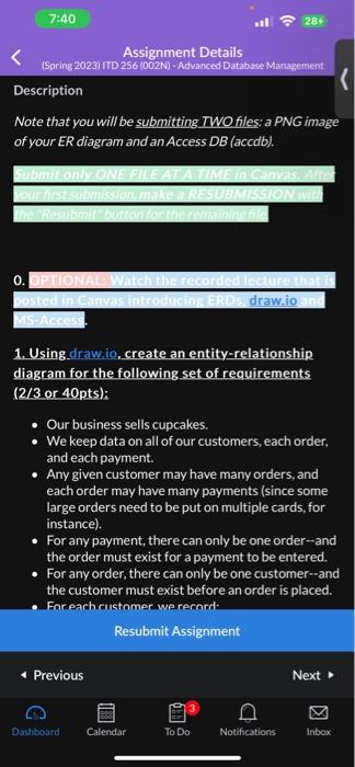 Solved Assignment Details (Spring 2023) ITD 256 (002N) - | Chegg.com