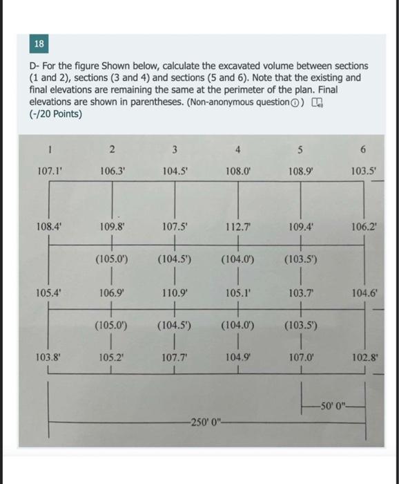18 D- For the figure Shown below, calculate the | Chegg.com