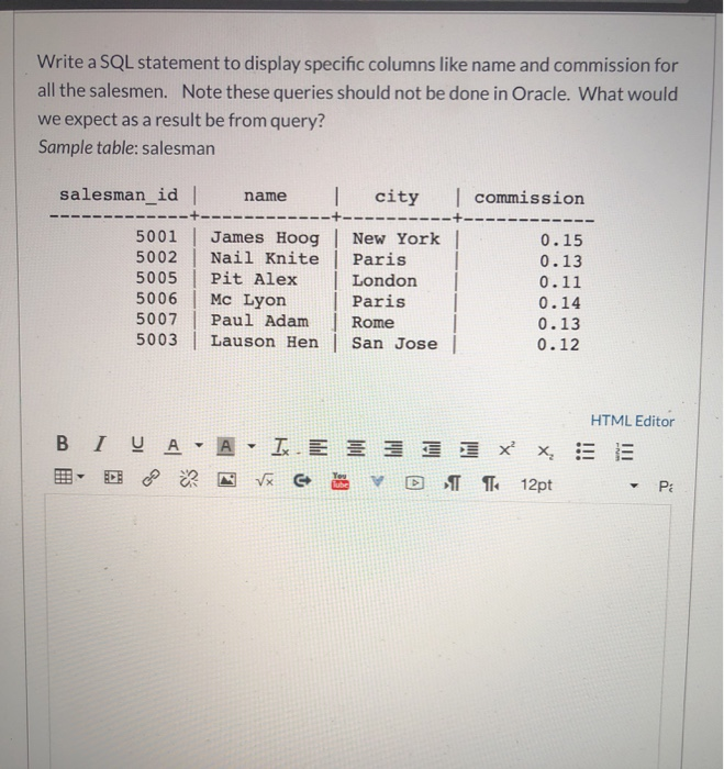 Solved 21 You Can Upload And Save A Sql Script From The Chegg Com Www vrogue co