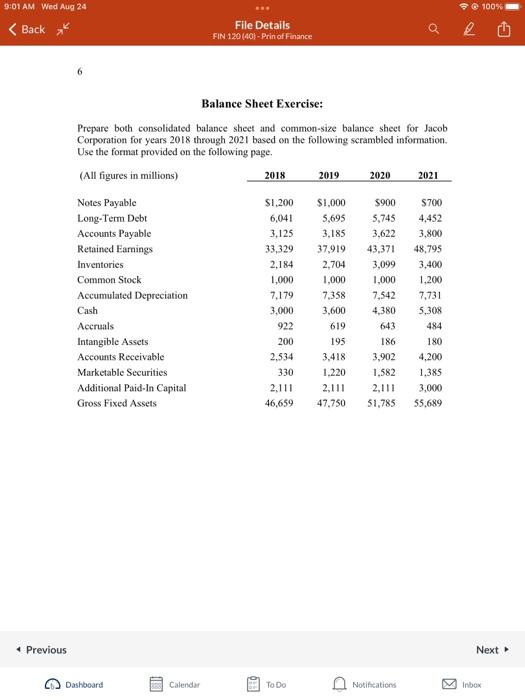 Solved Income Statement Exercise: Prepare both consolidated | Chegg.com
