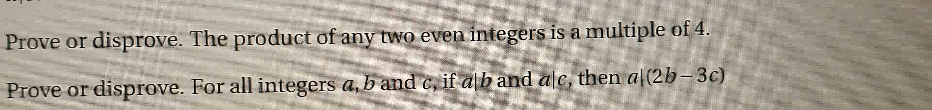 Solved Prove or disprove. The product of any two even | Chegg.com