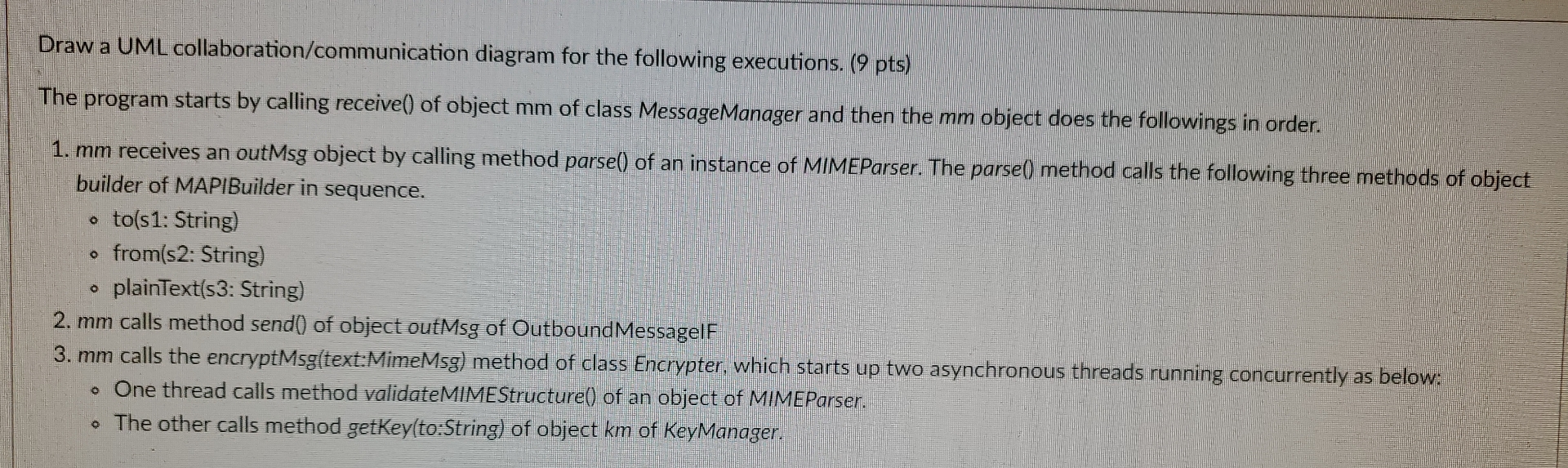 Solved Draw a UML collaboration/communication diagram for | Chegg.com
