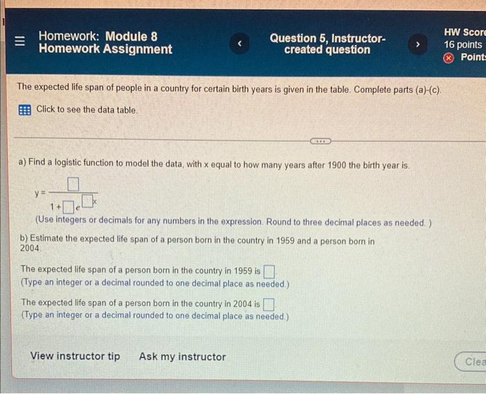 Solved Iii Homework Module 8 Homework Assignment Question
