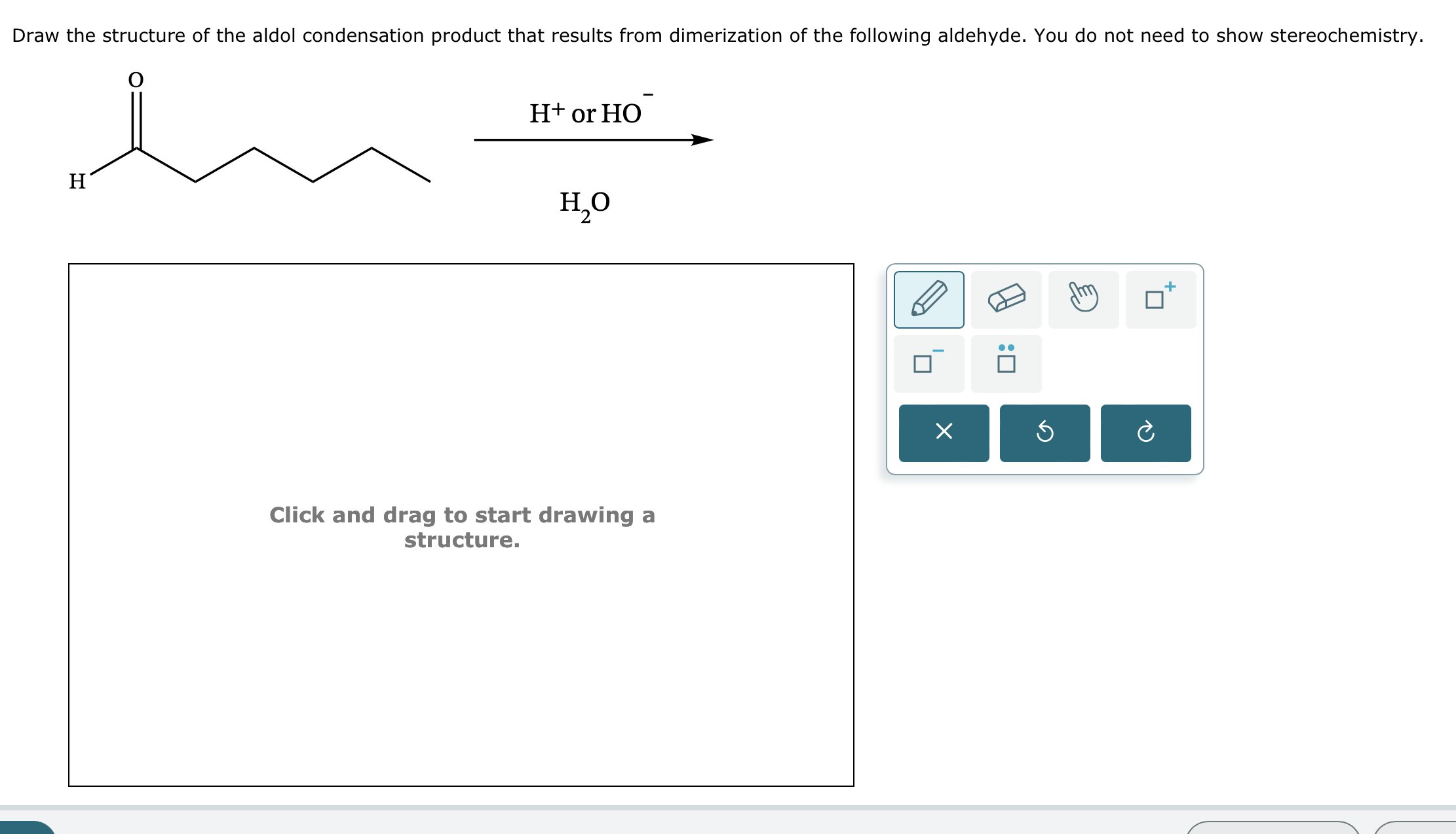 Solved Draw the structure of the aldol condensation product | Chegg.com