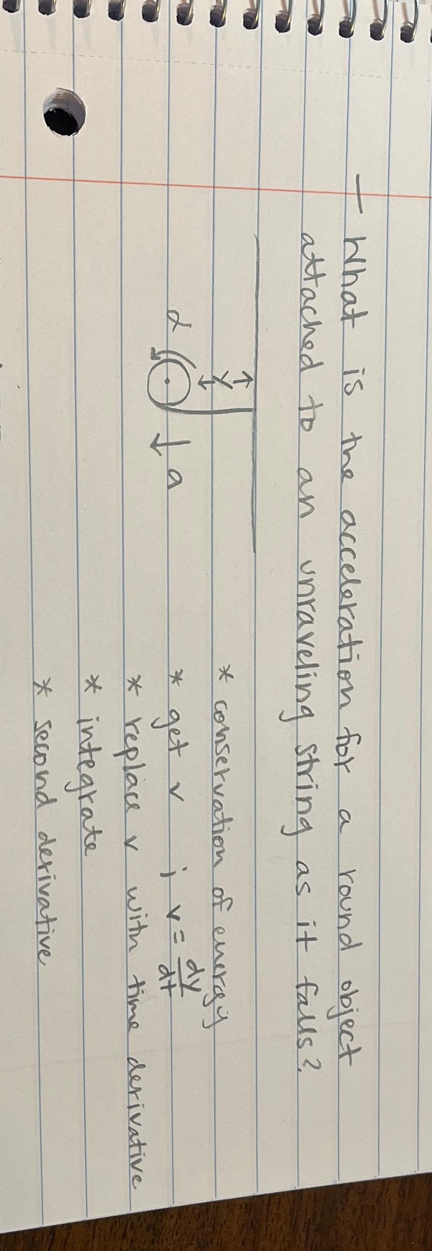 What is the acceleration for a round object attached | Chegg.com