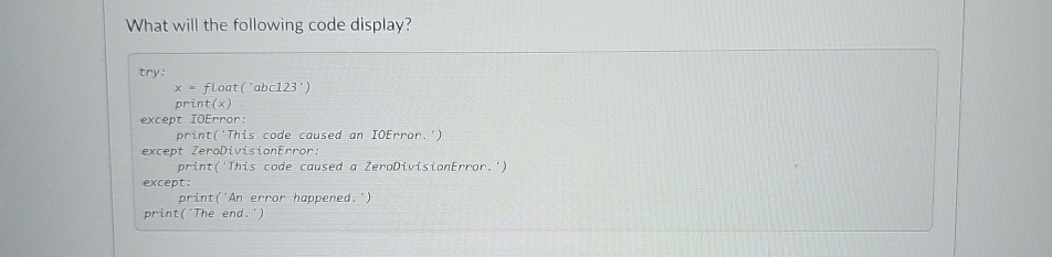 Solved What will the following code | Chegg.com