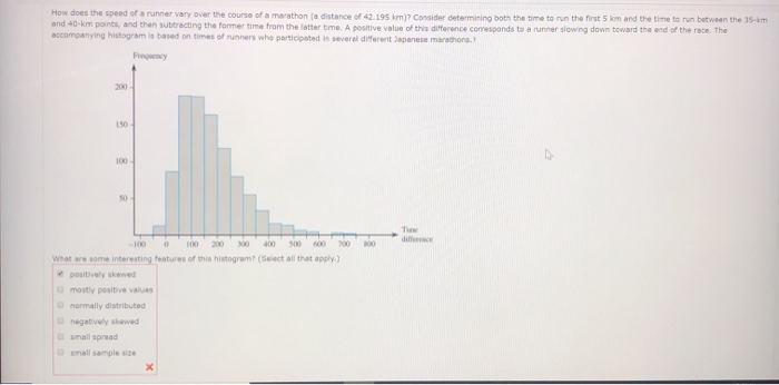 Solved How does the speed of a runner vary over the course | Chegg.com