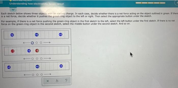 Solved Each sketch below shows three objects with an | Chegg.com