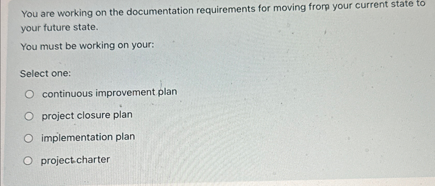 Solved You are working on the documentation requirements for | Chegg.com
