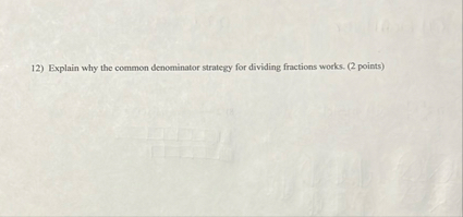 Solved Explain why the common denominator strategy for | Chegg.com