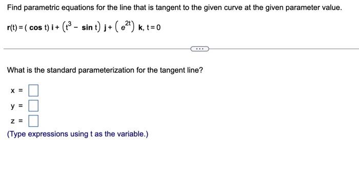 Solved Find parametric equations for the line that is | Chegg.com